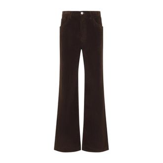Marni Five Pocket Flared Leg Pants - - Trousers - Damen - Braun - S