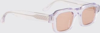 Thierry Lasry Flexxxy Rechteckige Acetat-Sonnenbrille mit farbigen Gl&auml;sern