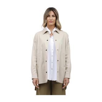 Roberto Ricci Design Stilvolle Hemdjacke - - Blouses & Shirts - Damen - Beige - S