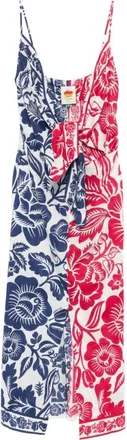 Farm Rio Farm Rio, Femme, Robes, Multicolore, Taille: 40 FR Floral Maxi Dress
