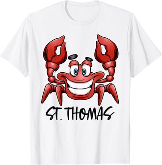 BDAZ Familienurlaub St. Thomas Beach Gruppenreise Krabbe T-Shirt