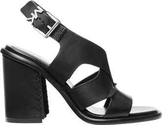 Michael Kors Sandaletten mit Absatz - Raven Block Heeled Sandal - Gr. 36 (EU) - in Schwarz - f&uuml;r Damen