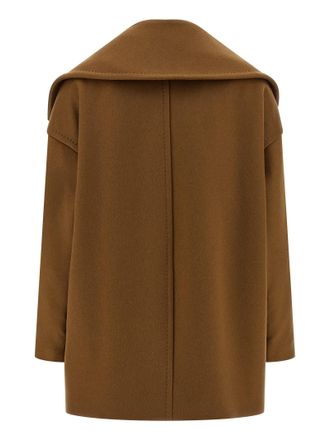 Max Mara Womens Brown Cashmere Coat Clothing