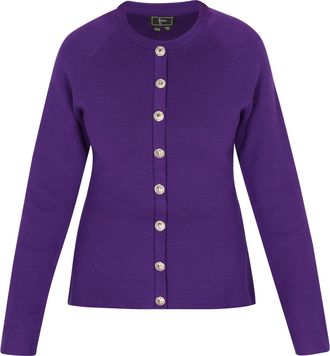 Faina Strickjacke Frauen lila