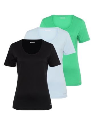 St. Emile Rundhals-Shirt im 3er-Set St. Emile blau