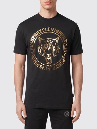 Plein Sport T-shirt slim fit en coton avec imprim&eacute; graphique et logo ton sur ton