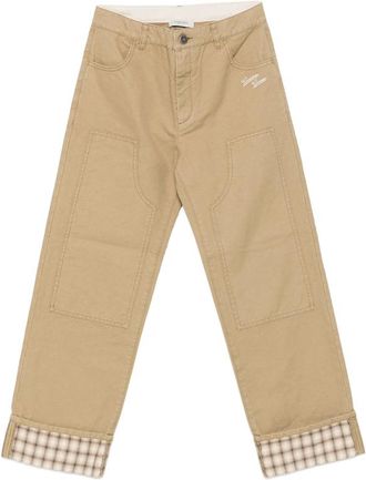 Golden Goose Check-trim Panelled Trousers