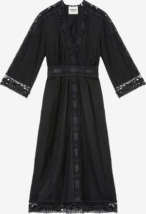 Isabel Marant Robe Veona - Femme - Noir - Taille 34 - Marant &Eacute;toile