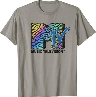 Giesswein Rainbow Grade Zebra Print Logo Fill T-Shirt