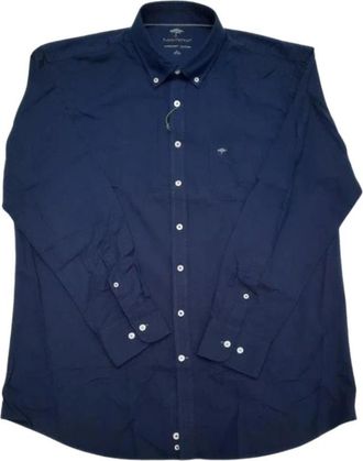 Fynch-Hatton Casual Hemd - - Shirts - Herren - Blau - L