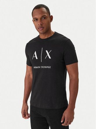 A|X Armani Exchange T-Shirt XM002683 AF10356 UC001 Schwarz Regular Fit