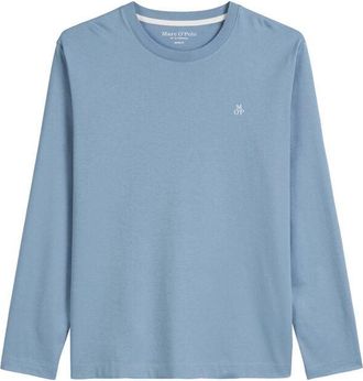 Marc O'Polo Herren Langarmshirt aus Bio-Baumwolle Shaped Fit