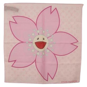 Louis Vuitton Pre-owned Louis Vuitton Monogram Cherry Blossom Canvas Schal - - Pre-owned - Damen - Rosa - ONE SIZE