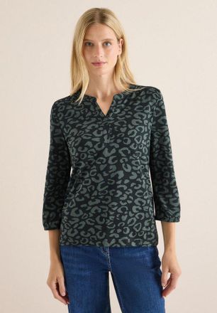 Cecil Tunikashirt mit Leomuster