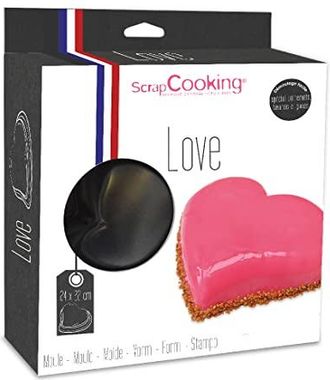 ScrapCooking Backform halbstarr, Herz