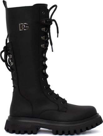 Dolce & Gabbana Femme, Chaussures, Noir, Taille: 37 EU Stivaletto