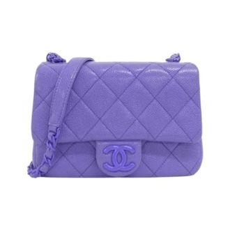Chanel Pre-owned Leder chanel-taschen - - Pre-owned - Damen - Lila - ONE SIZE