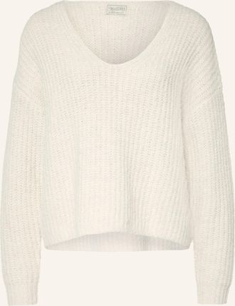 Herrlicher Pullover Lini weiss