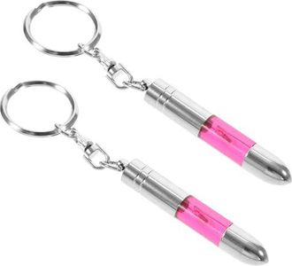 NUOBESTY Porte-Cl&eacute;s D&eacute;chargeur Statique 2 Pi&egrave;ces Tiges L&eacute;g&egrave;res Plastique pour Voiture et Corps Humain &Eacute;limination Statique Usage Ext&eacute;rieur et Int&eacute;rieur
