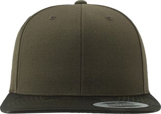 Flexfit Kappe Camo Visor Snapback, Olive, one Size, 6089CV