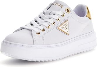 Guess Damen DENESA12 Sneaker, weißgold, 41 EU
