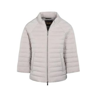 Moorer Femme, Vestes, Beige, Taille: 32 FR Manteau Plume