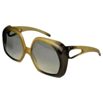 Dior Pre-owned Plastic Sonnenbrillen - - Pre-owned - Damen - Gelb - ONE SIZE
