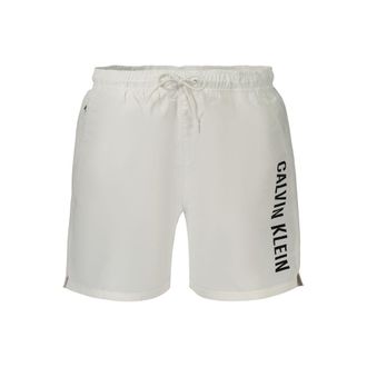 Calvin Klein Wei&szlig;e Polyester Herren Shorts