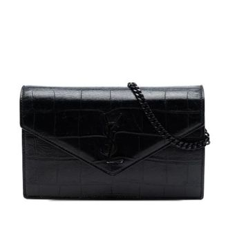 Saint Laurent Pre-owned Wallet on Chain - - Pre-owned - Damen - Schwarzk - ONE SIZE