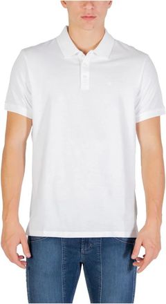 Calvin Klein Jeans Homme, Tops, Blanc, Taille: M SS Classic Monogram Polo