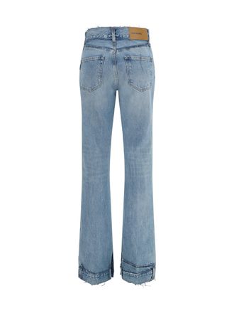 Haikure Womens Jeans Flora Cotton Blue