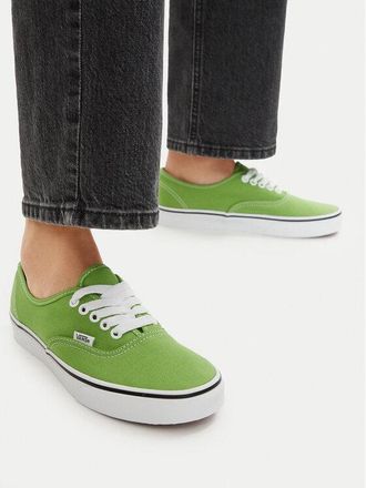 Vans Sneakers aus Stoff Authentic VN000D7YFPB1 Gr&uuml;n