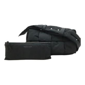 Bottega Veneta Pre-owned Padded Tech Cassette Nylon Shoulder Bag - - Pre-owned - Damen - Schwarzk - ONE SIZE