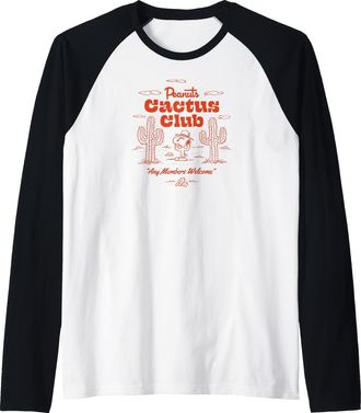 Peanuts Cactus Club Spike Wüstendesign Raglan