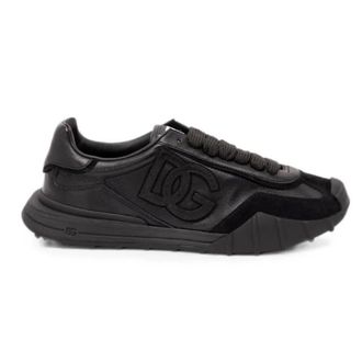 Dolce & Gabbana Homme, Chaussures, Noir, Taille: 40 1/2 EU Baskets Athl&eacute;tiques DG