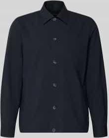 Marc O'Polo Regular Fit Hemdjacke aus Baumwoll-Mix mit Viskose-Anteil