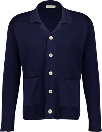 PIACENZA 1733 Piacenza 1733, Homme, Pulls, Bleu, Taille: XL Cardigans