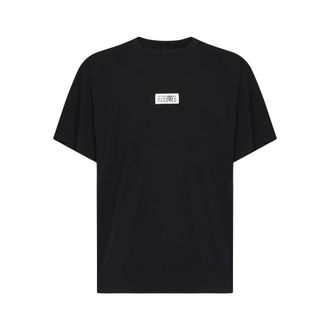 Maison Margiela Numeric Baumwoll-T-Shirt - - Tops - Herren - Blau - L