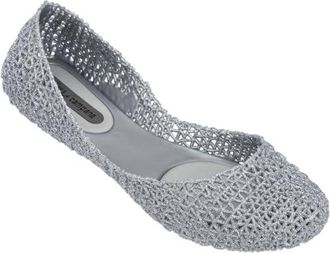Melissa Melissa Femme Campana Papel 20 Ballerines &agrave; Bout ferm&eacute;, Silver Silver Glitter 50711, 37.5 EU