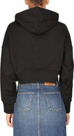 Stella McCartney Tiger-Motif Hooded Sweatshirt - Black
