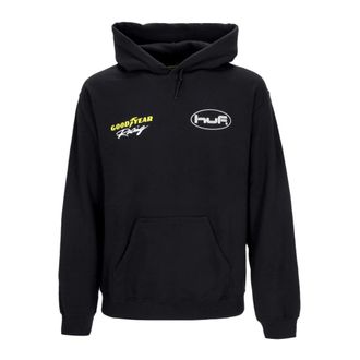 HUF Schwarzer Goodyear Hoodie mit K&auml;ngurutasche - - Sweatshirts & Hoodies - Herren - Schwarzk - XL