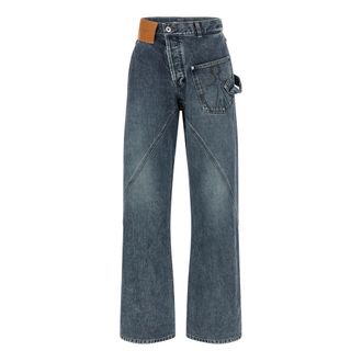 J.W.Anderson Femme, Jeans, Bleu, Taille: W28 Twisted Workwear Jeans