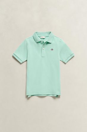 GANT Kinder Shield Piqu&eacute; Poloshirt (110/116) WASHED TURQUOISE