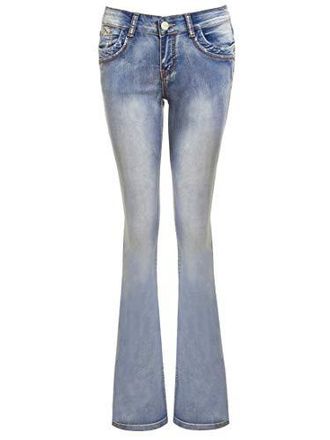 SS7 Nouvelles Femmes Jeans Bootcut, Bleu Denim, Sizes 6 pour 16 - Bleu délavé, 38