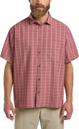 Jack Wolfskin Meseta Shirt M Chemise, Check Dark Rust, XL Hommes