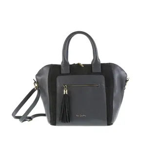 Pierre Cardin Sac &agrave; main en cuir - Femme - Sacs - Gris - Taille: ONE Size