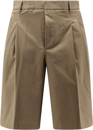 Ami Homme, Shorts, Beige, Taille: W38 Virgin Wool Tailored Shorts