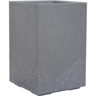 Siena Garden Pflanzkasten FARO STONE grau Betonoptik, 40 x 40 x 60 cm Kunststoff