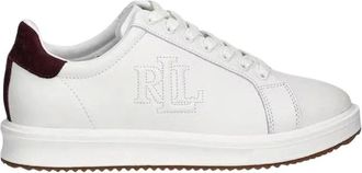 Ralph Lauren Femme, Chaussures, Blanc, Taille: 37 EU Ainsley Baskets
