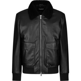 Dondup Bomberjacke mit regul&auml;rer Passform - - Jackets - Herren - Schwarzk - M